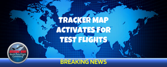 Santa Tracker Map Activated